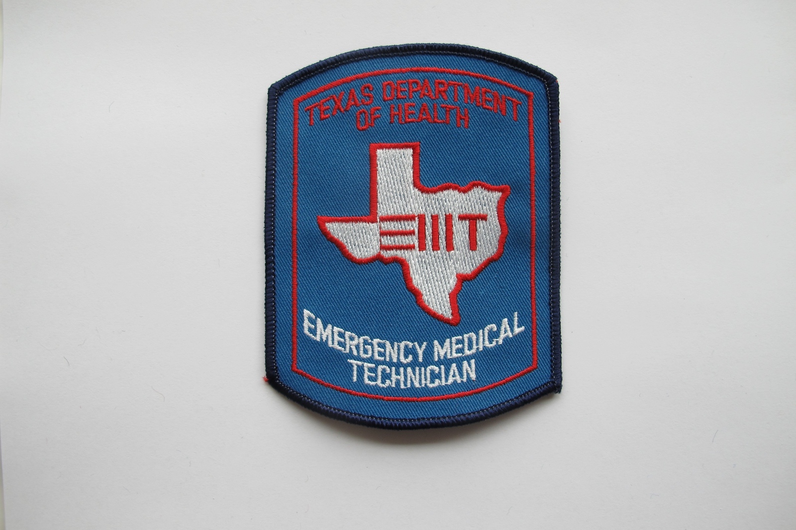 VINTAGE TEXAS DEPARTMENT OF HEALTH,EMERGENCY MEDICAL TECHNICIAN PATCH ...