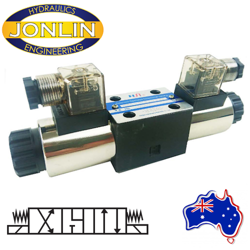 Hydraulic Cetop 3 Solenoid Directional Control Valve 210BAR 40LPM FLOAT ...