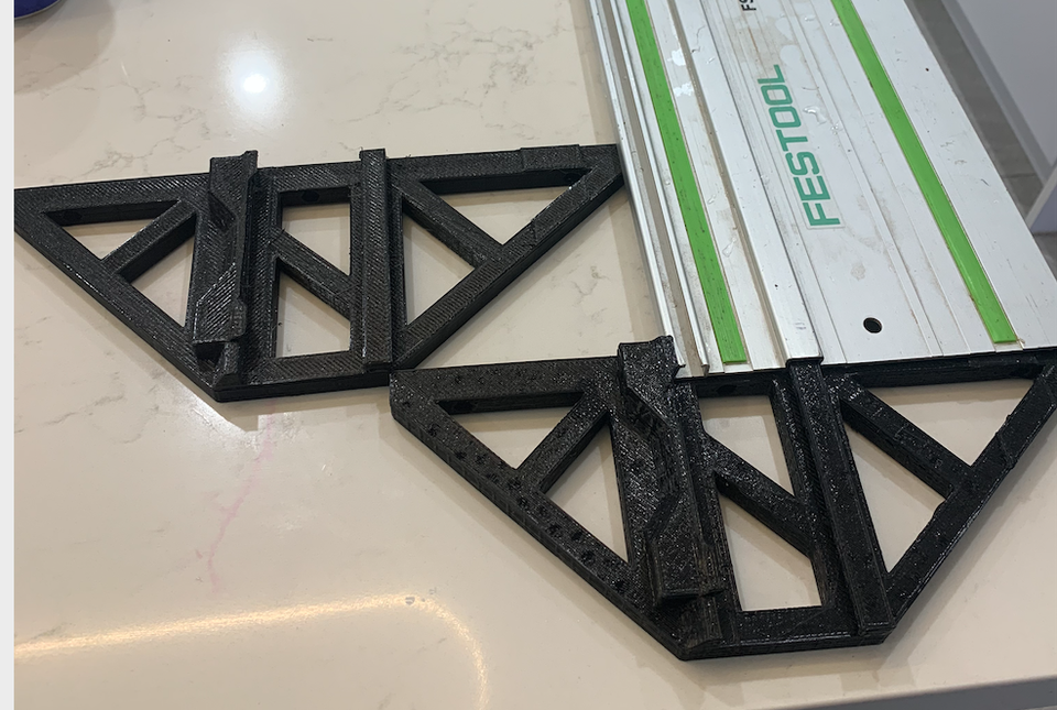 track rail square fence for festool/ makita, lockable and easy slide ...