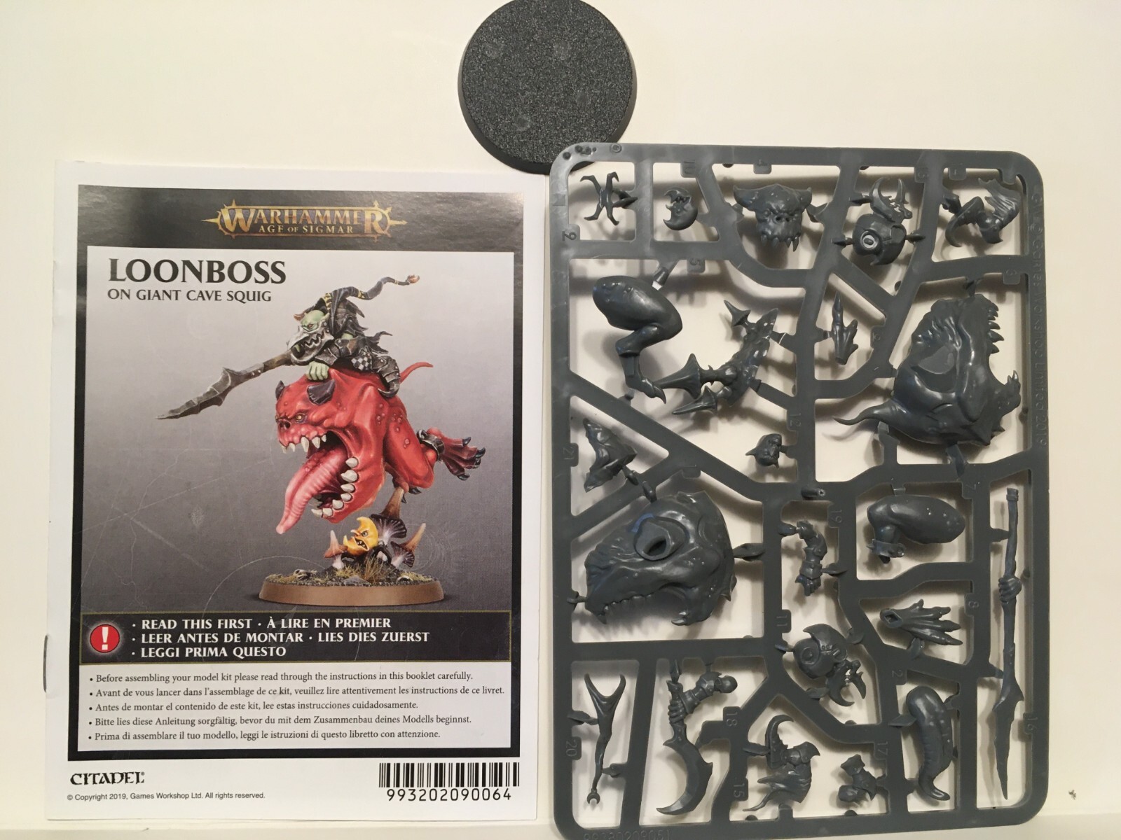 Loonboss on Giant Cave Squig Gloomspite Gitz Warhammer Aos Age of ...