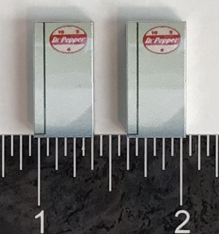 HO Scale (2 pcs) Dr Pepper Vending Machines Retro Vintage Vinyl Wrapped ...