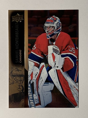 2021-22 UD Extended Silver Foil SAMUEL MONTEMBEAULT Montreal Canadiens ...