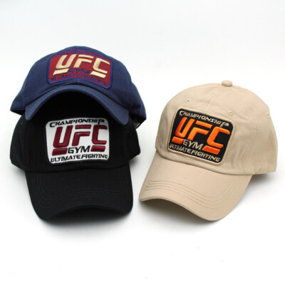 Mens 3D UFC Embroidery Baseball Cap Fighting Sports Polo Hat Tactical ...