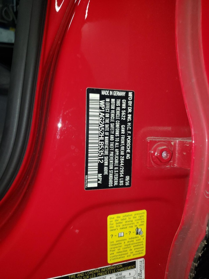 17 18 MACAN GTS Rear Differential Carrier Assembly; 3.0L, w/o torque ...