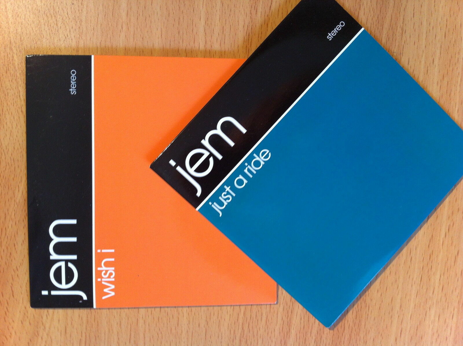 JEM ~'Just A Ride'+'Wish I'~ Rare UK ATO 'PROMO ONLY' CD Singles 2005 ...