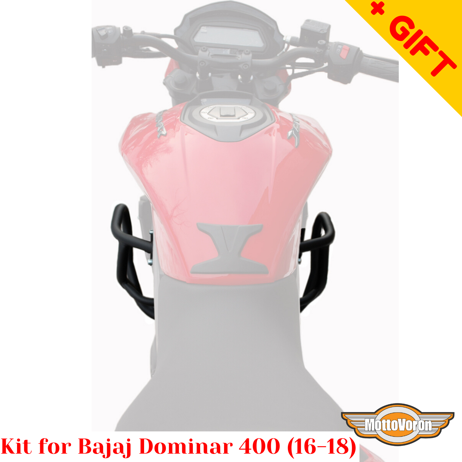 For Bajaj Dominar 400 Luggage rack system Engine guard Kit for soft ...