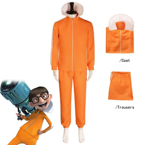 Mens Despicable Me 3 Vector Cosplay Costume Party Halloween Outfits ...