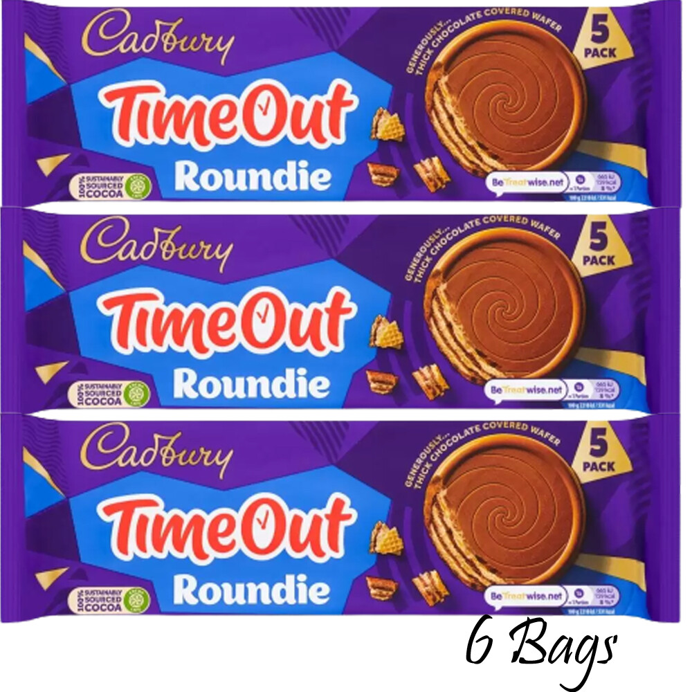 Cadbury Time Out Timeout Roundie Milk Chocolate Biscuit 150G Kids Party Gift Box | eBay