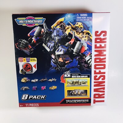 Transformers Micro Machines Movie Scene Displays 8 Pack Optimus ...