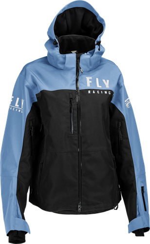 FLY RACING Women's Carbon Jacket Black/Blue Sm 470-4501S 191361357329| eBay