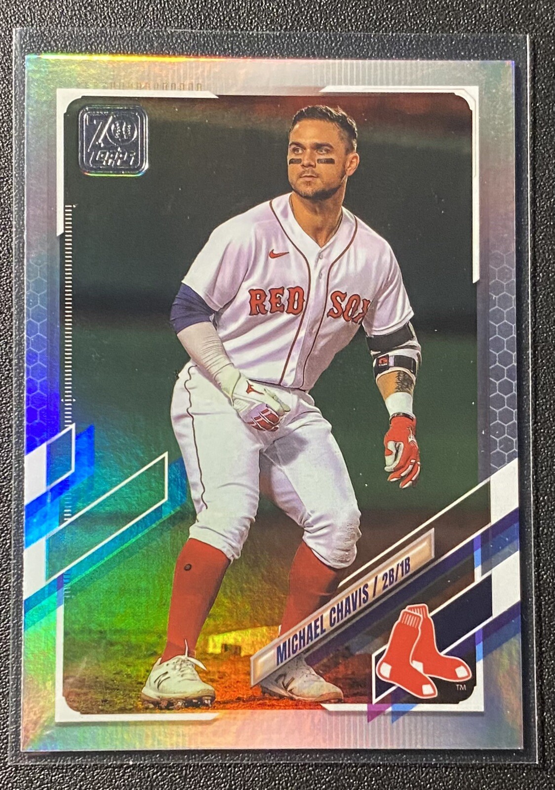 2021 Topps Series 2 - MICHAEL CHAVIS - Rainbow Parallel - #491 - Red ...