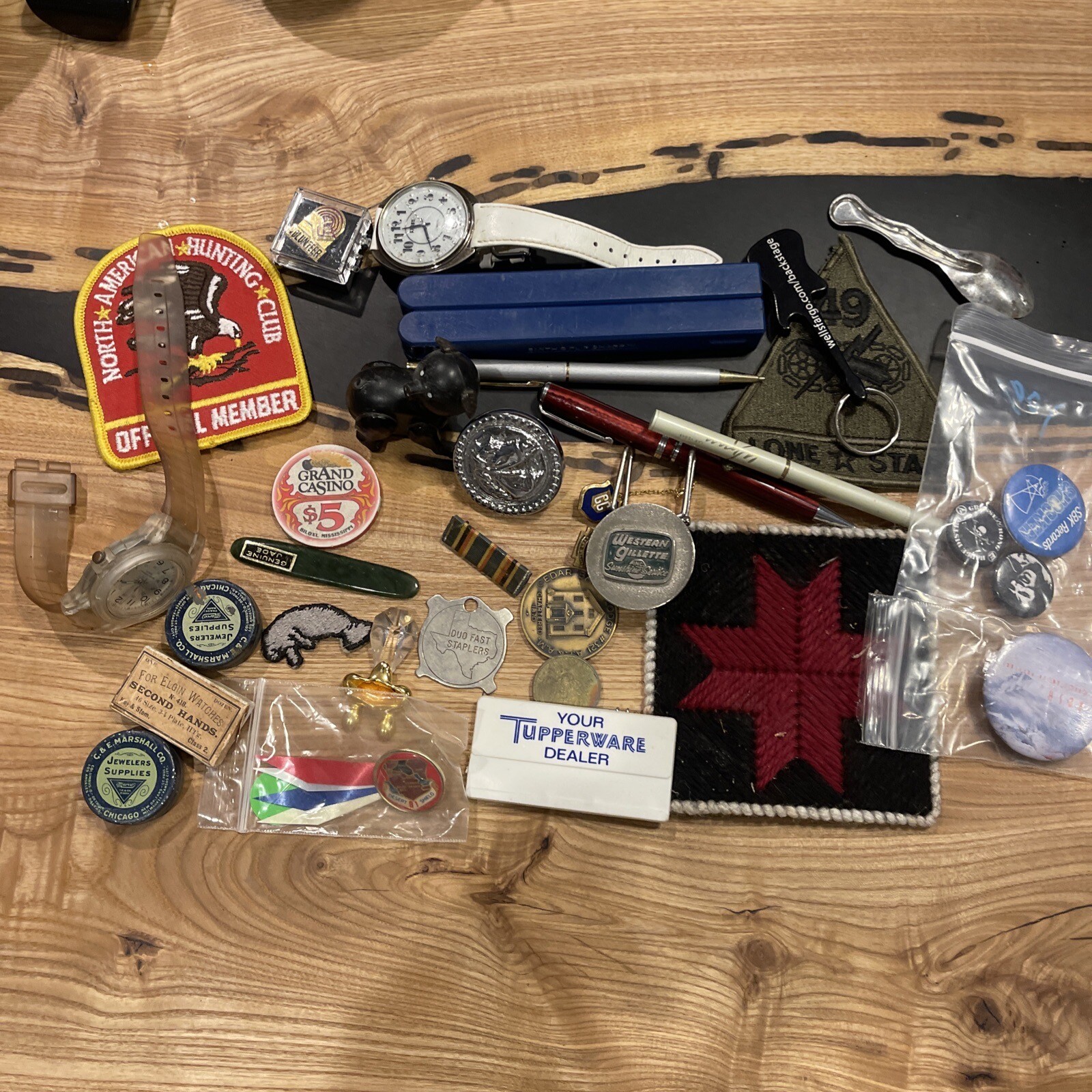 Vintage Junk Drawer Lot Estate Mix Trinkets Collectibles Assorted | eBay