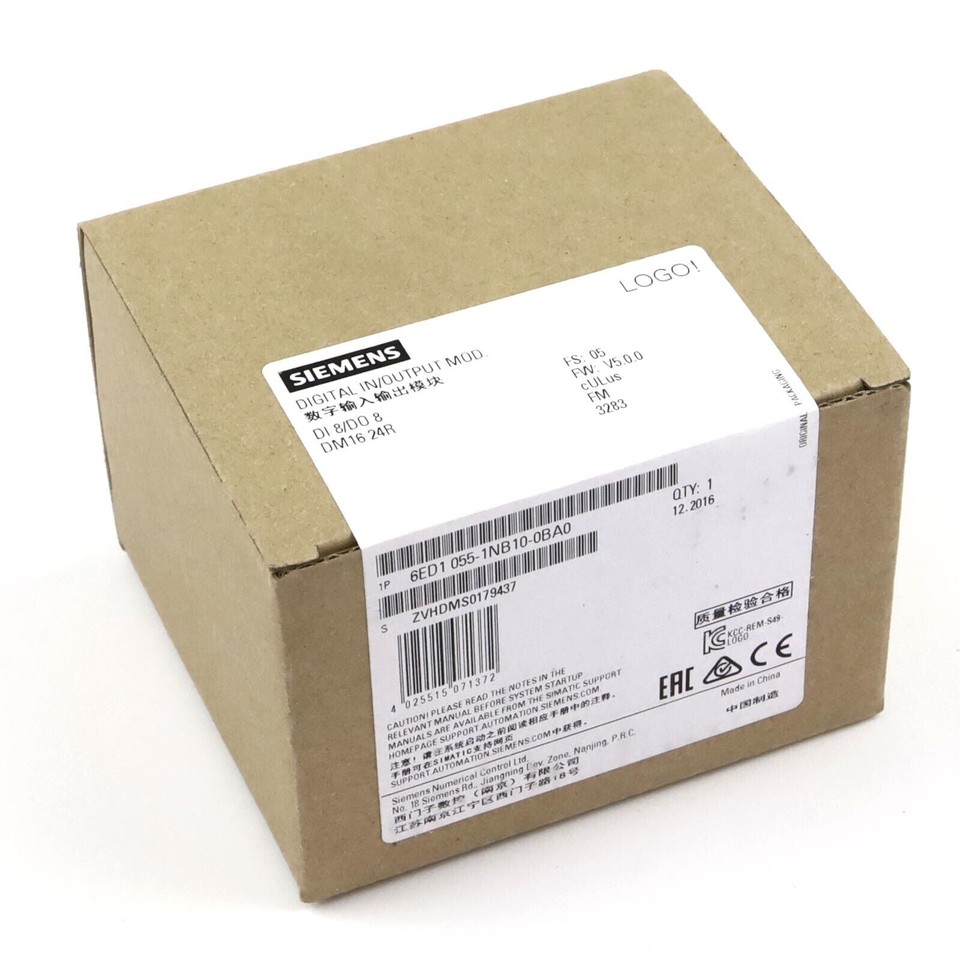 6ED1055-1NB10-0BA0 1PCS NEW SIEMENS LOGO Expansion Module 6ED1055-1NB10 ...