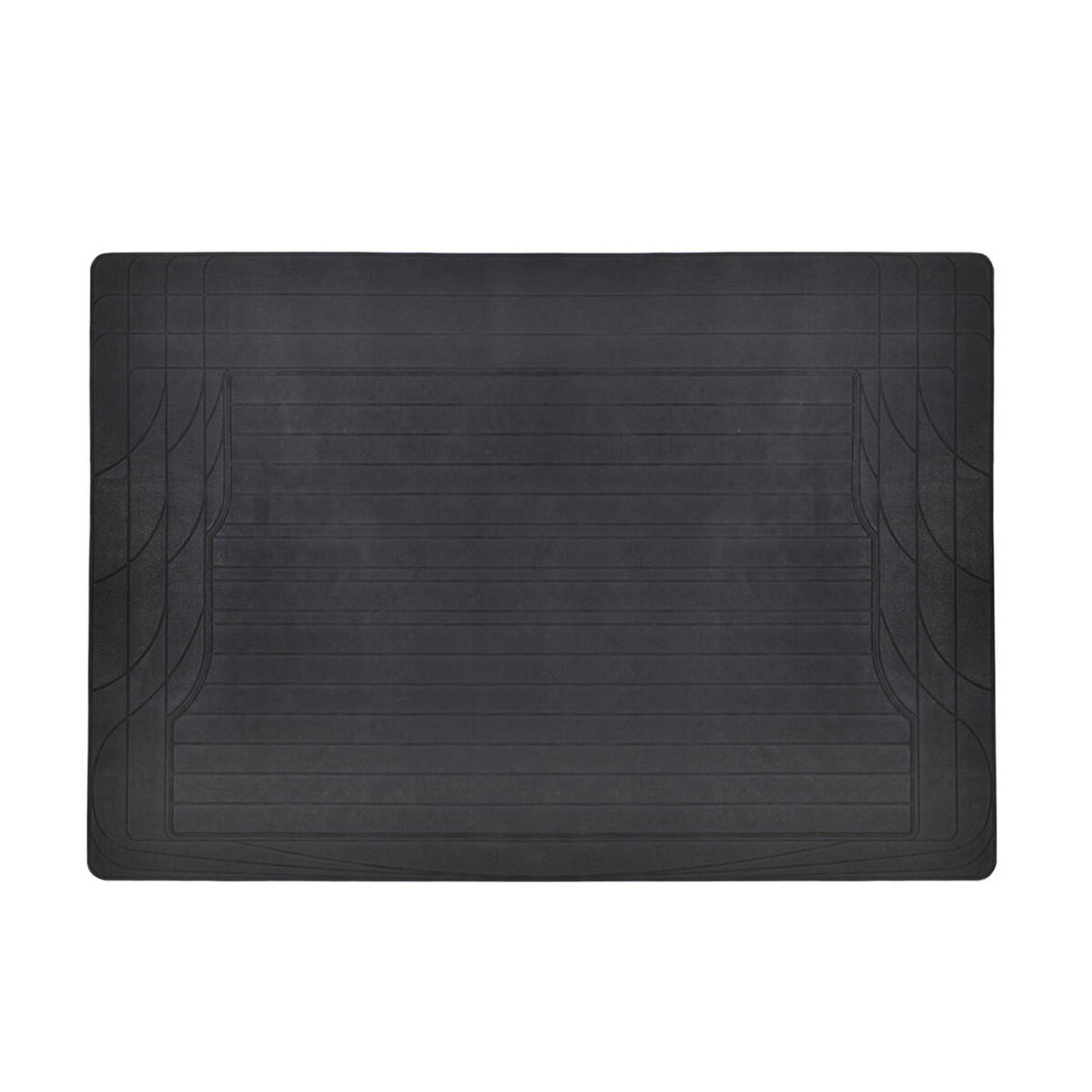 Black Rubber Floor Mats Car SUV Truck Front Rear Trunk Cargo 6 PC Set⭐⭐ ...