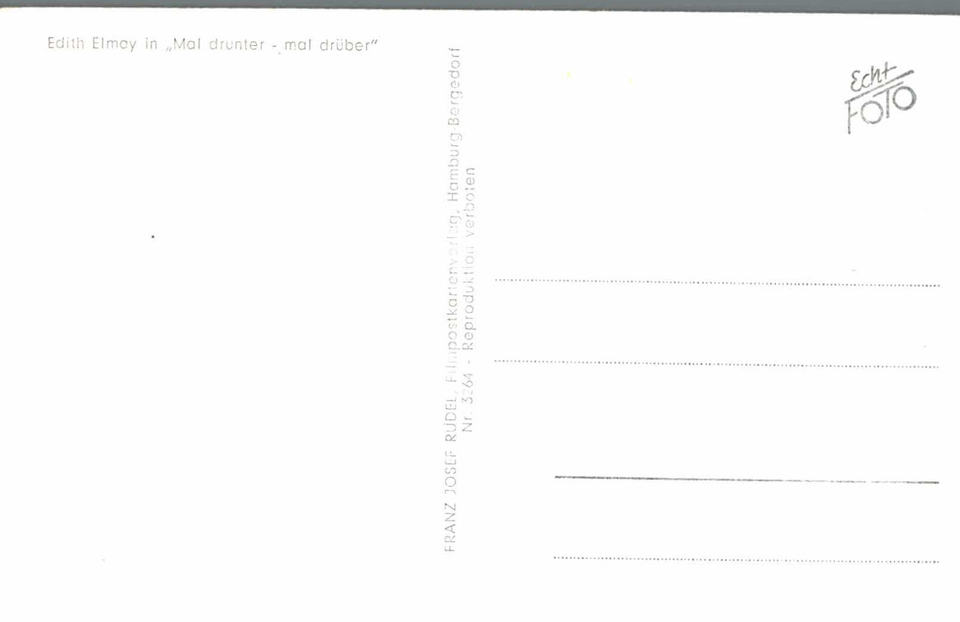 Edith Elmay * Original Rüdel Postkarte Postcard *** Nr. 1632 h | eBay UK