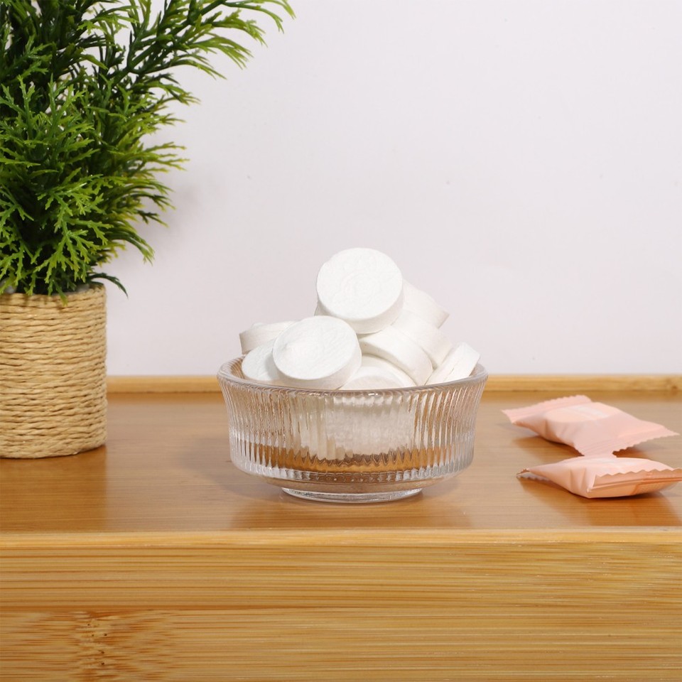100 Pcs Disposable Compressed Cotton Towels Facial Cleansing Paper for ...