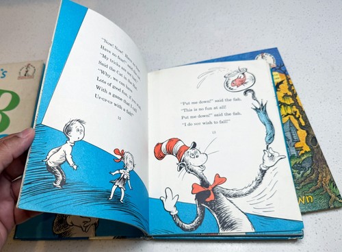 Beginner Books Lot Dr. Seuss ABC Cat Hat Spooky Riddles Vintage ...