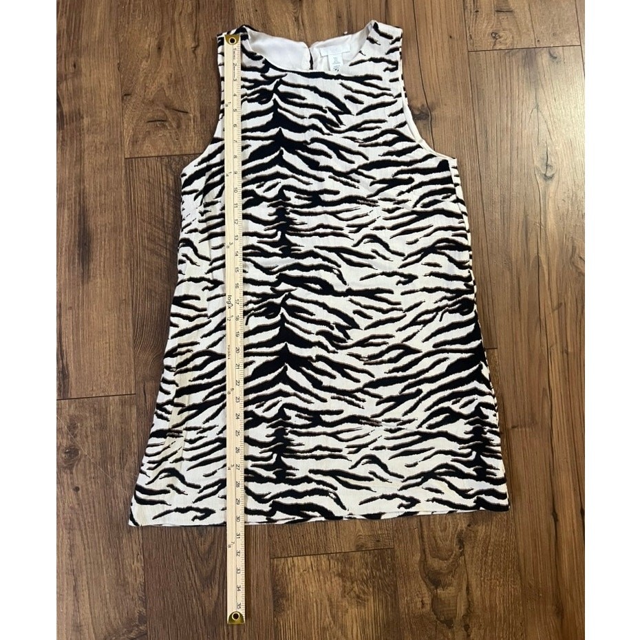 Women's Shift Cream Zebra H&M Dress Size Small | eBay Australia