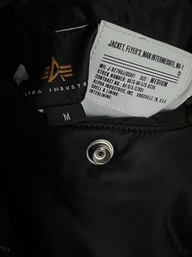 Alpha Industries x Mastermind World MA-1 Bomber Jacket M | eBay