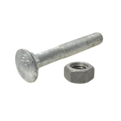 Pack of 1000 Galvanised M16 (16 mm) x 90mm Cup Head Bolt & Nut Carriage ...