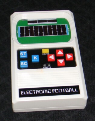 Mattel - ELECTRONIC FOOTBALL - Handheld Video Game | eBay