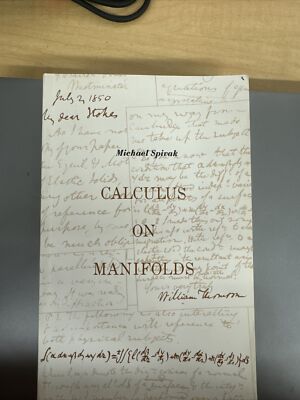 Calculus on Manifolds : A Modern Approach to Classical Theorems of ...