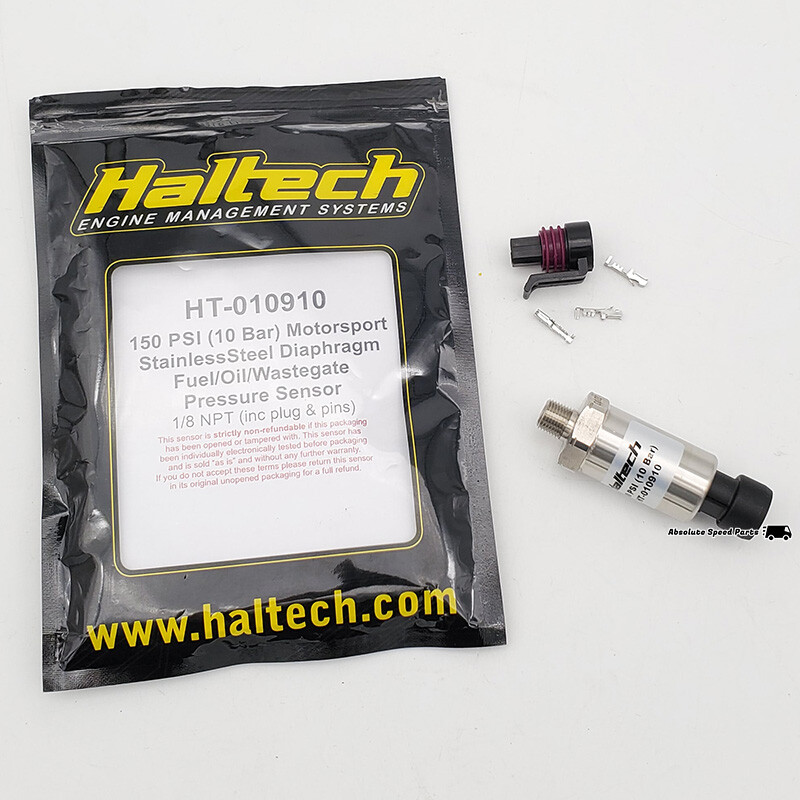 Haltech HT-010910 150psi Fuel Oil or Wastegate Pressure Sensor ...