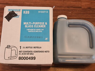 Monogram Multi-Purpose Glass Cleaner 2 Liter Bottle K89 Clean Force | eBay