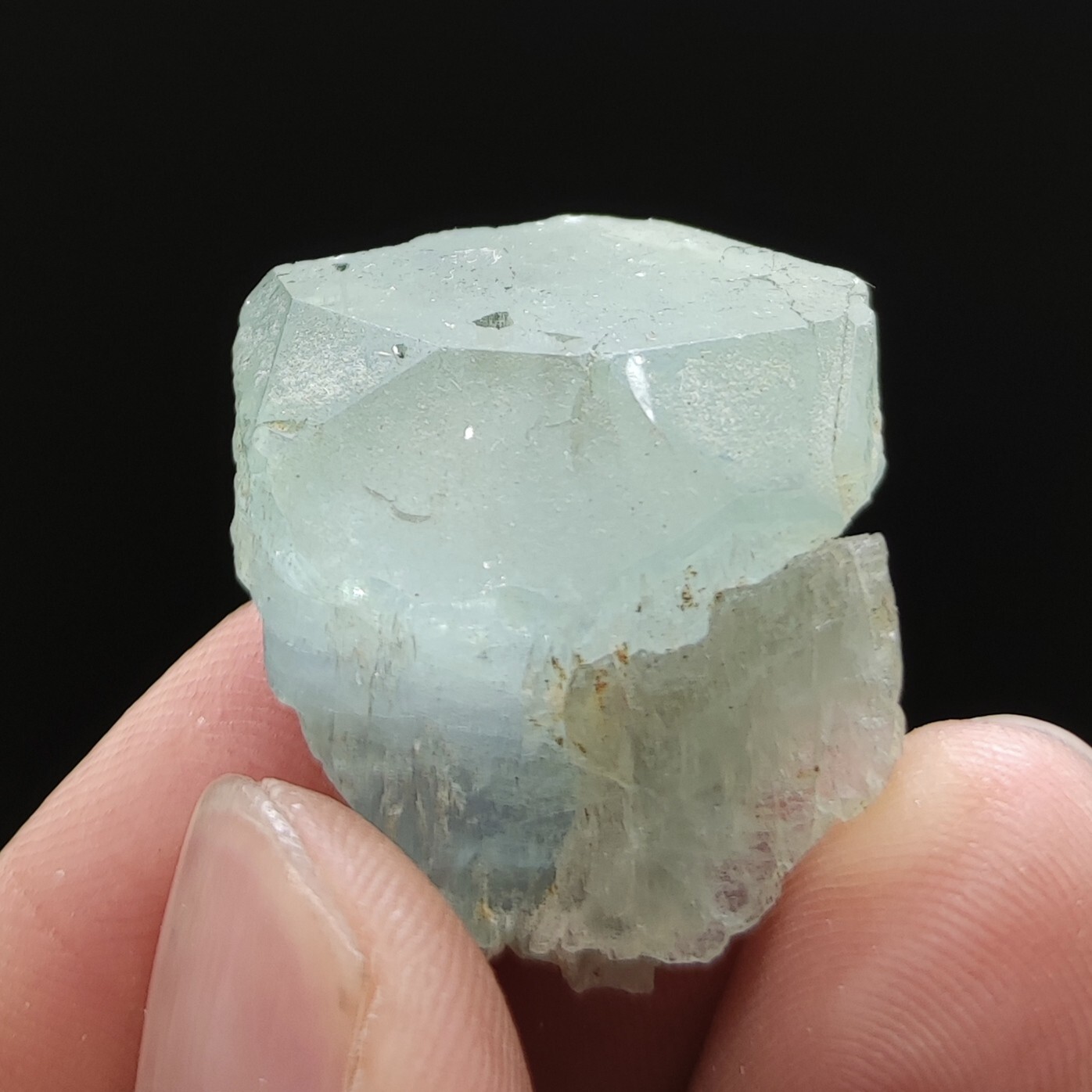 Natural Blue And Green Bicolor Aqua Beryl Crystal From Skardu Pakistan ...