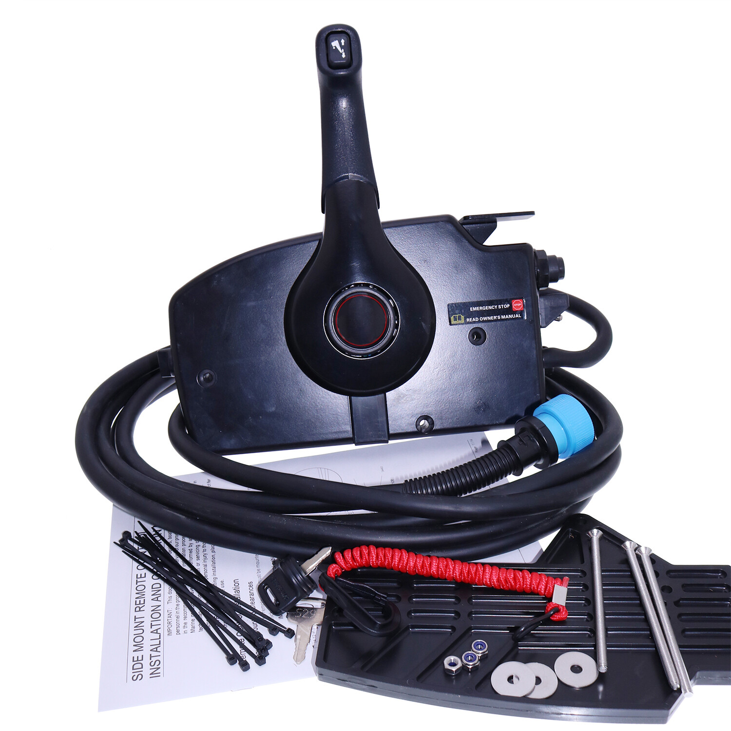 881170A13 Side Mount Remote Control Box 14Pin For Mercury Marine ...
