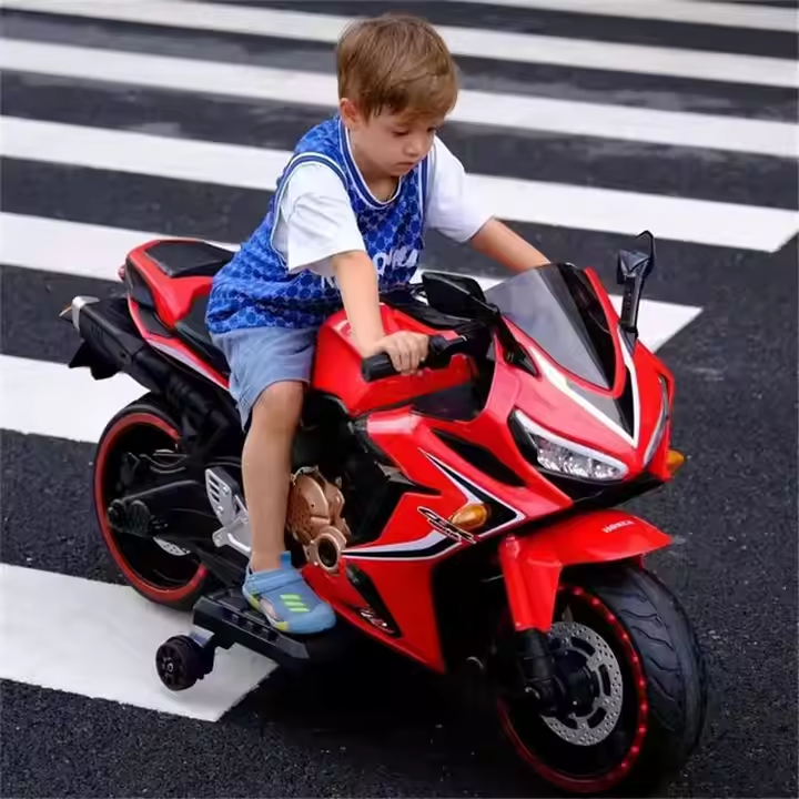Kids Ride on Motorcycle 12V Electric Battery Powered Motorbike W ...