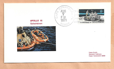 Apollo Splashdown In 1971