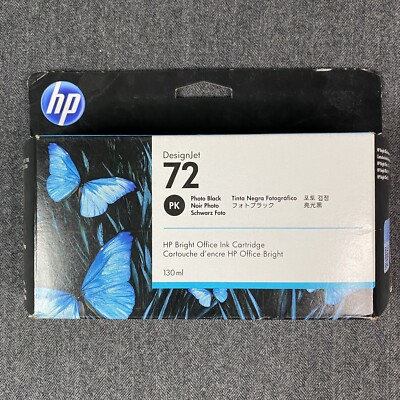 HP C9370A HP 72 Ink Cartridge Photo Black 130ML 808736779760| eBay