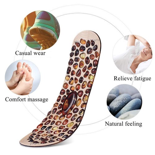 Rubber Shoes Insoles Acupressure Pad Improve Blood Circulation Feet ...