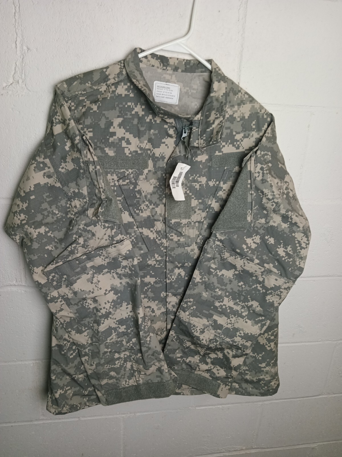 US Army UCP top jacket MEDIUM LONG 8415-01-519-8512 | eBay