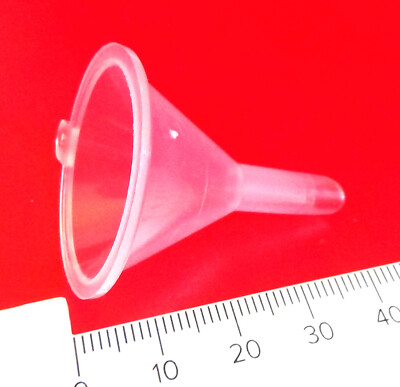 1-10 miniature FUNNEL mini small tiny plastic hobby pouring little ...