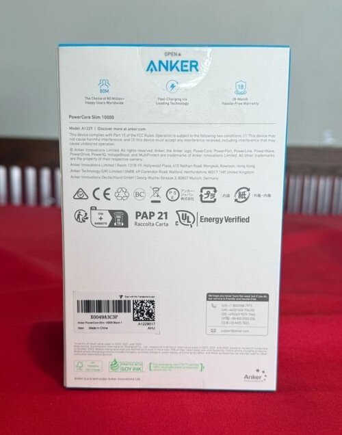 Anker Power Bank 10000mAh A1229 ️️ ️️ BRAND NEW! FACTORY SEALED! ️️ ️️ ...