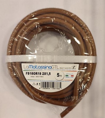 FS18OR18 Câble Go-At Topline 5 mètres 2x1,5 brun - MFS182X1,5MA05 | eBay