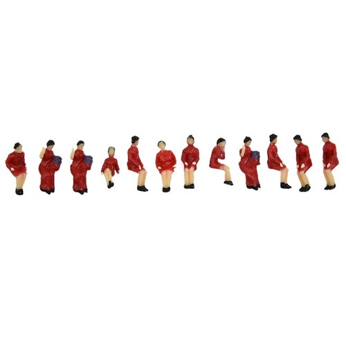 90Pcs HO Scale ALL Seated People Sitting Figures Passengers Different ...