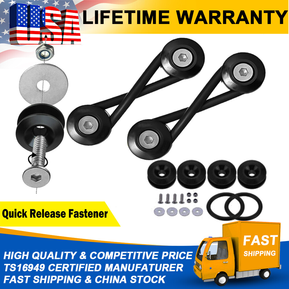 JDM Bumper Quick Release Holders Front Rear Fastener Trunk Band Fender ...