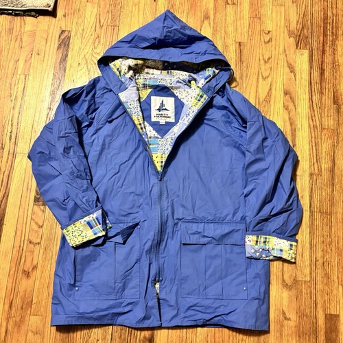 Misty Harbor Womens Blue Rain Jacket Size Medium | eBay