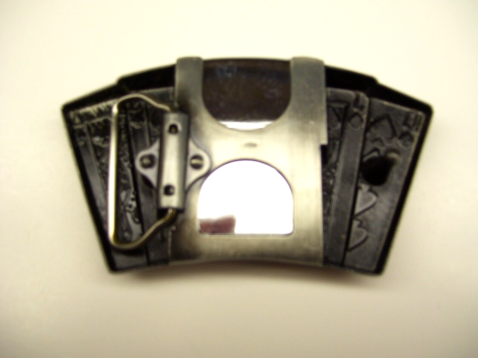Belt Buckle Lighter, Cards, Ace, Royal Flush, Poker, Fits: Belt width 1 ...