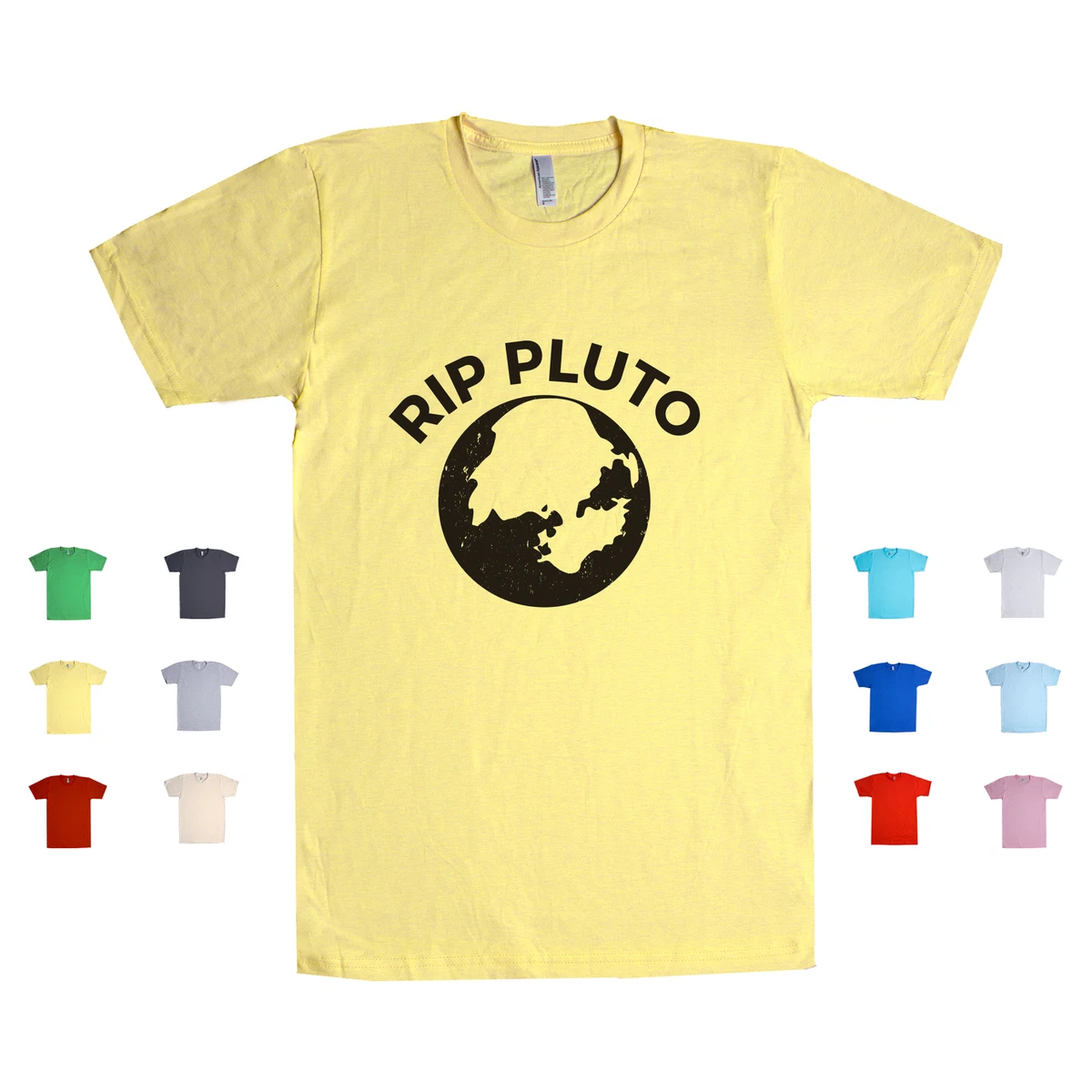 Yellow Planet Pluto