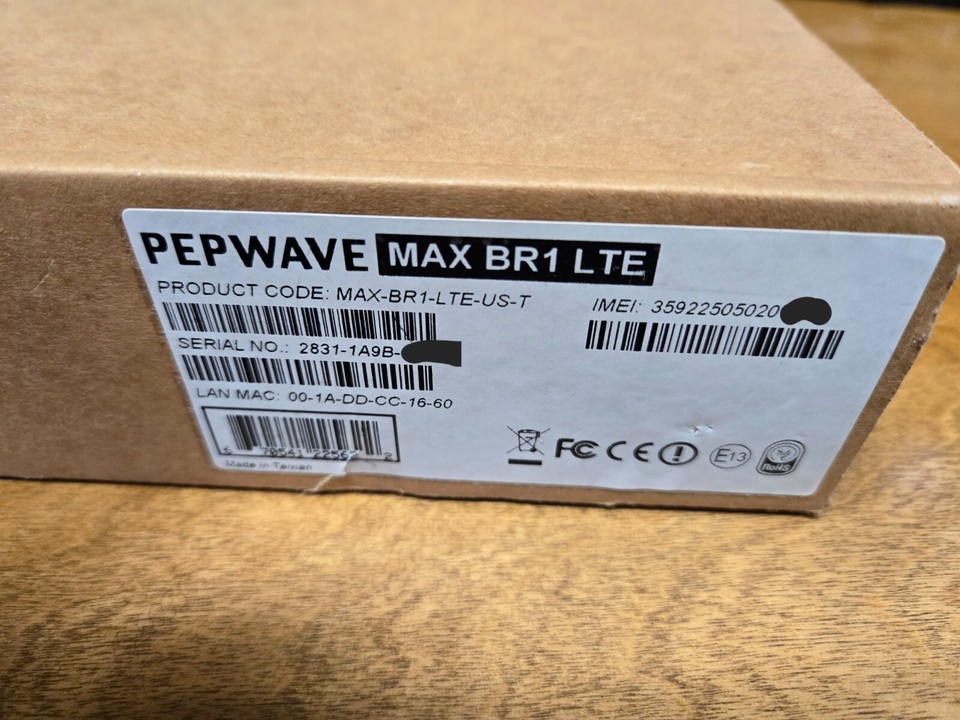 Peplink Pepwave MAX-BR1-LTE-US-T Embedded 4G LTE Automatic Failover ...