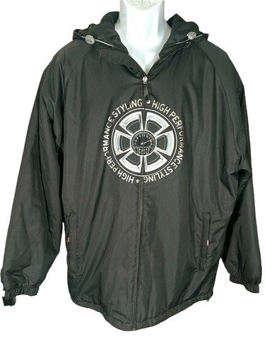 Choko Authentic Apparel Black Full Zip High Performance Coat Men’s Size ...