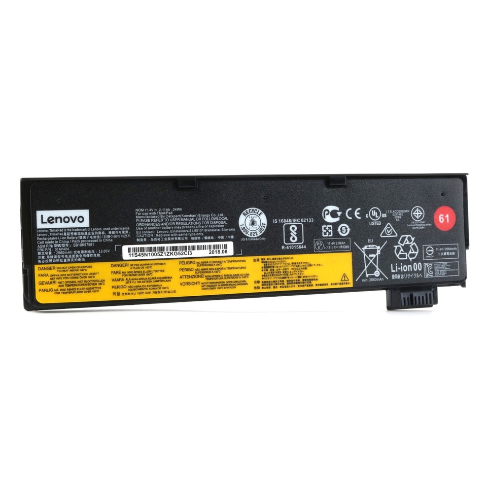 Genuine 24Wh Battery for Lenovo ThinkPad T470 T570 P51S 01AV490 01AV491 ...