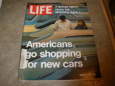 LIFE Magazine October 8, 1971 A Special Report Hows the economy doing ...