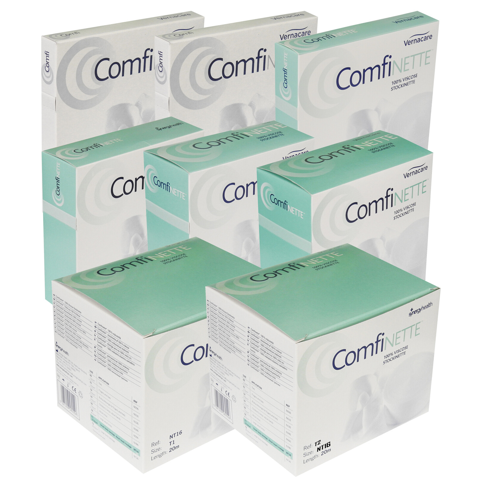 Comfinette Tubular Elasticated Bandage Dressings, 00, 01, 12, 34, 56 ...