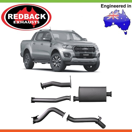 Redback Extreme Duty Exhaust To Suit FORD RANGER PX Mk3 XL Double Cab 3 ...