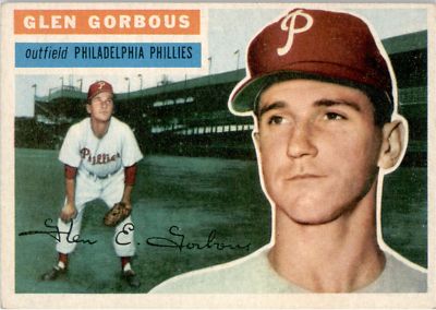 1956 Topps 174 Glen Gorbous RC Gray Back EX #D260951 | eBay